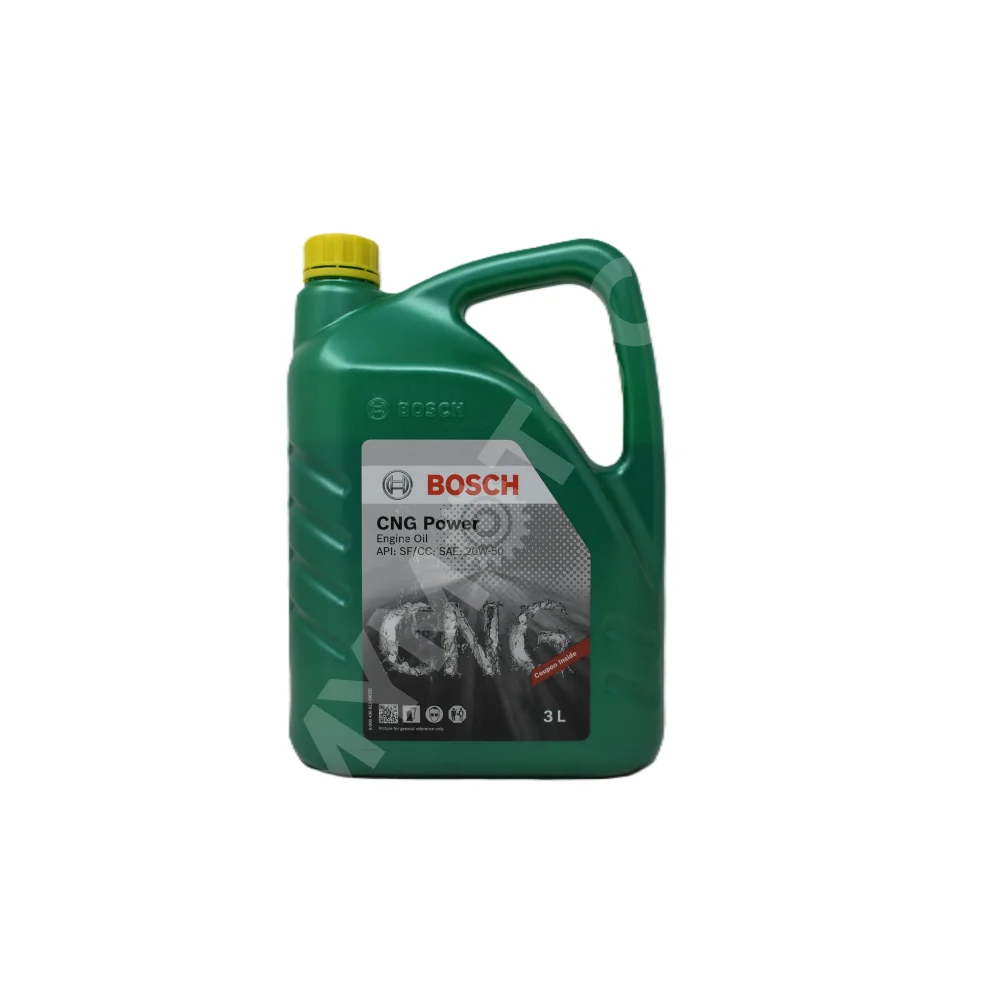 Bosch CNG SF/CC 20W 50 Engine Oil - 3 Liters for CNG/LPG Vehicles