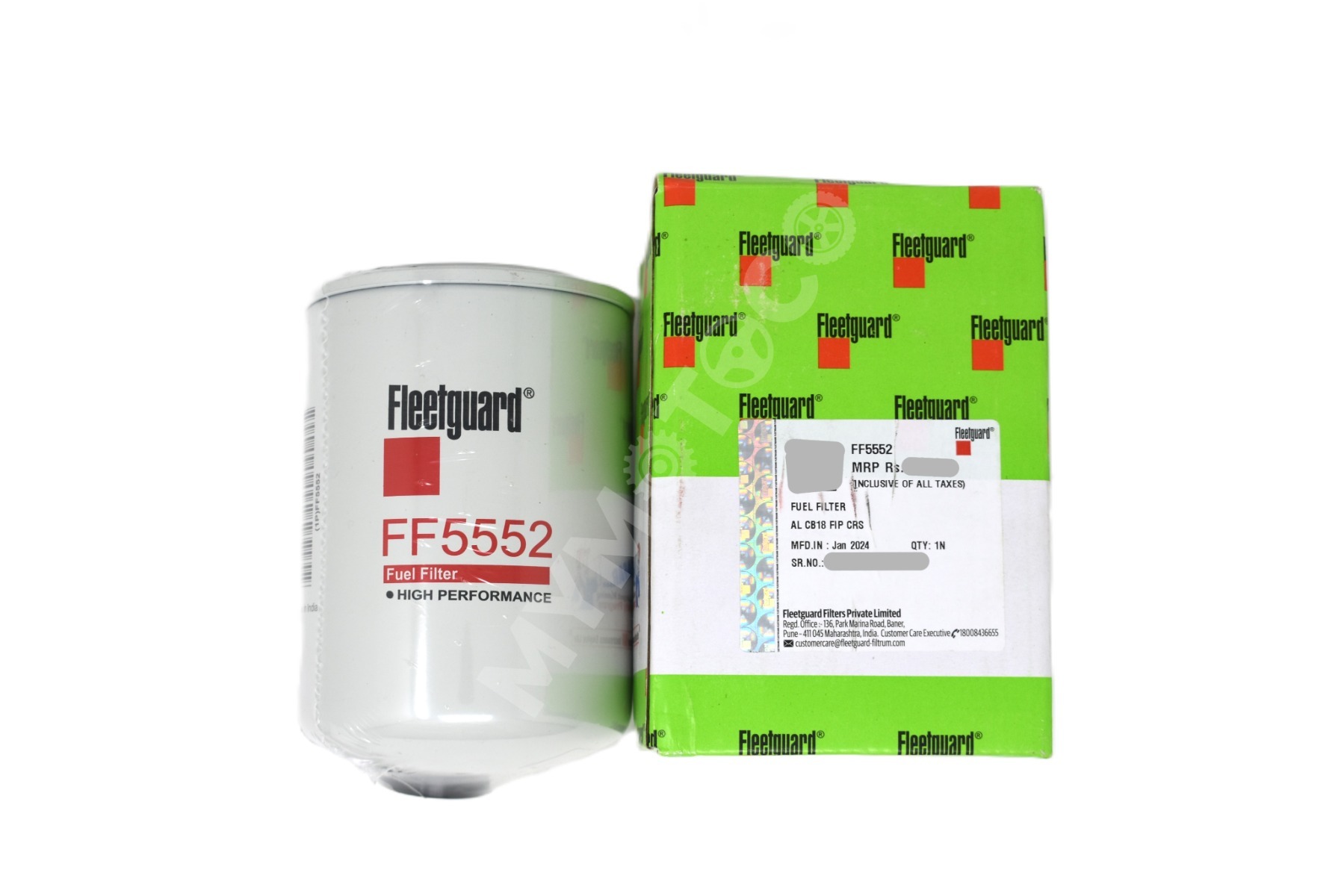Fleetguard (Spin on) Primary Diesel Filter for Ashok Leyland CB18 FIP ...