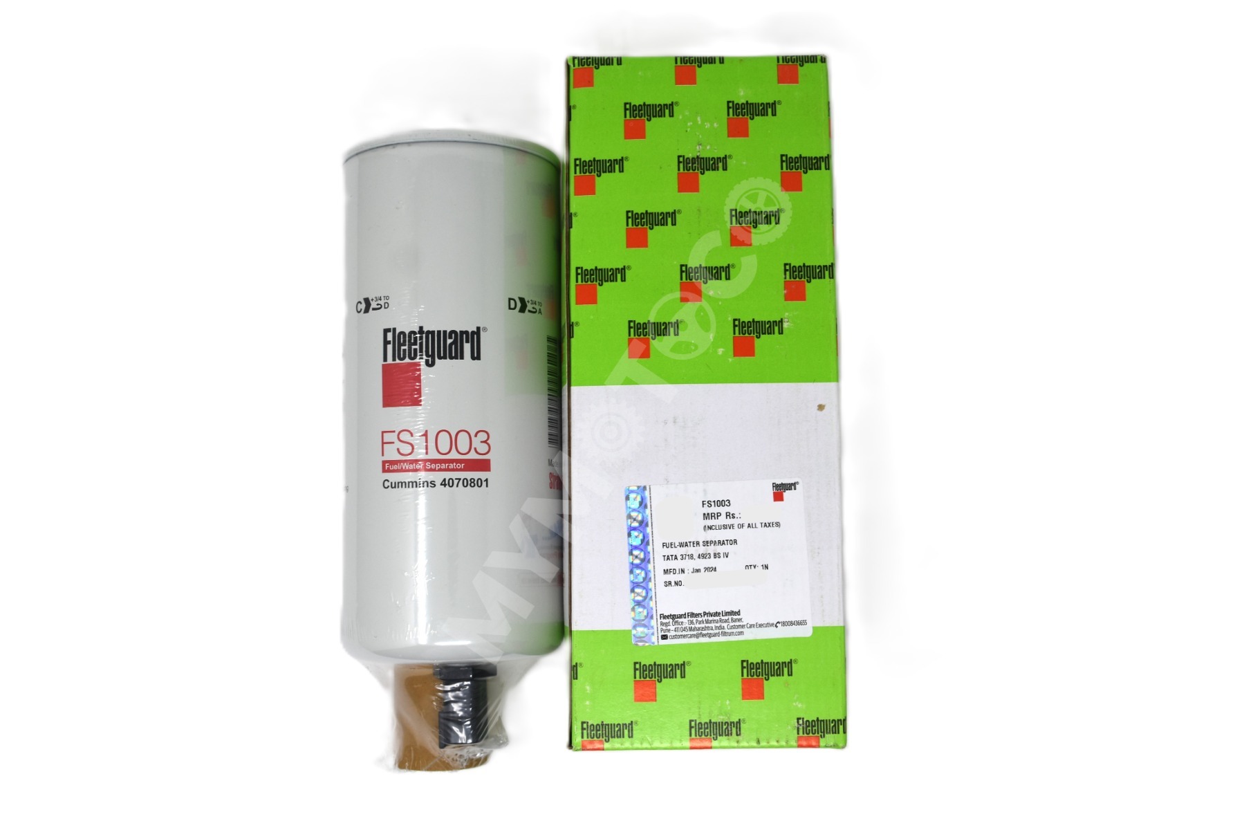 Fleetguard Spin-On Diesel Filter for Ashok Leyland Neptune 6 Series ...