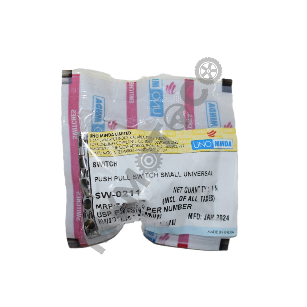 Uno Minda Universal Push Pull Switch | Versatile Automotive Switch