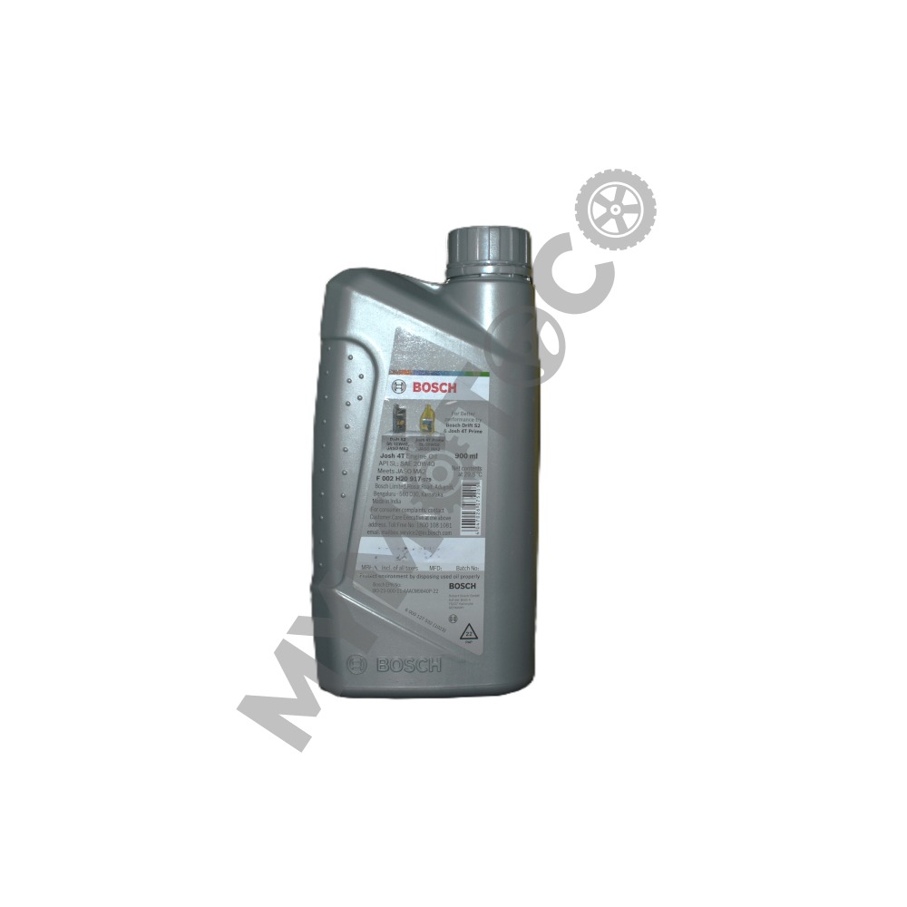 Bosch Engine Oil Josh 4T 20W40 - 900ml | Premium 2-Wheeler Lubrication